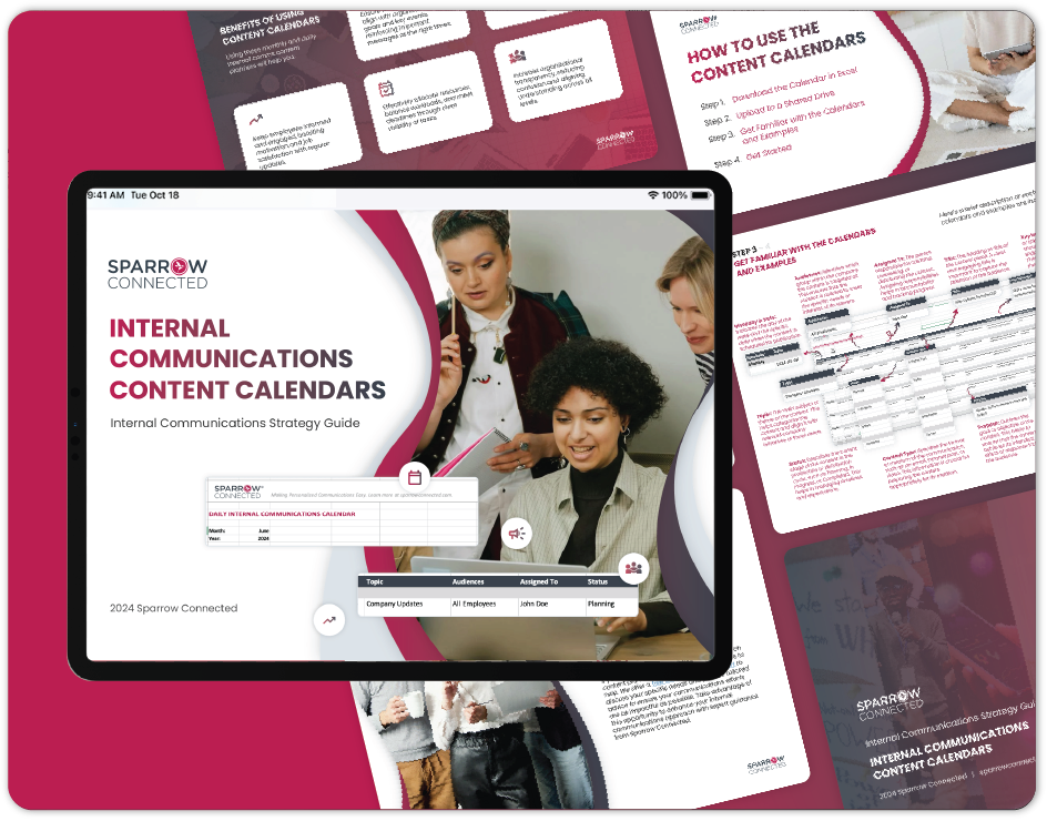 IC Content Calendars | Sparrow Connected
